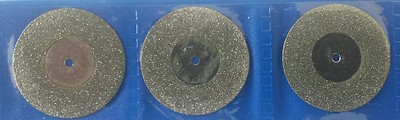 DENTAL LAB DIAMOND 3 DISCS TOP QUALITY 0.17x22 MM Round Germany German ...