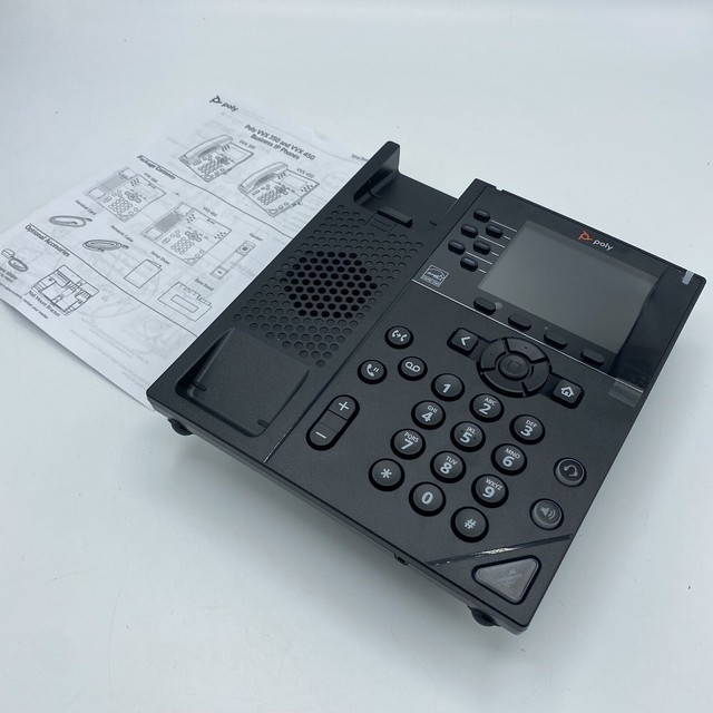 POLYCOM VV 2201-48830-121 COLOR DISPLAY 6-LINE BUSINESS OFFICE IP PHONE ...