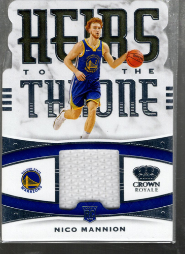 B1662 2020-21 Crown Royale Héritiers À le Trône Matériaux #32 Nico ...