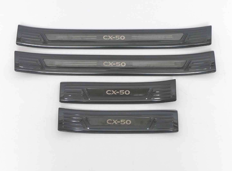 Steel Door Sill Protector For 2025 Mazda CX50 Car Accessories Scuff ...