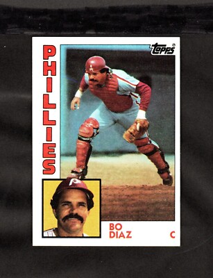 Baseball Card - Bo Diaz - Phillies - Topps - 1984 - #535 | eBay
