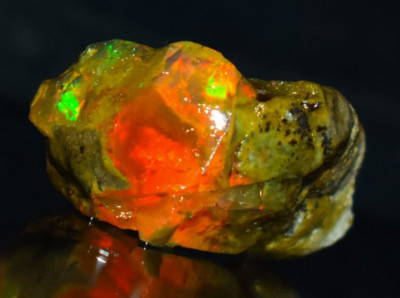 Red Opal Rough 57.55 Carat Natural Ethiopian Opal Raw Welo Opal ...