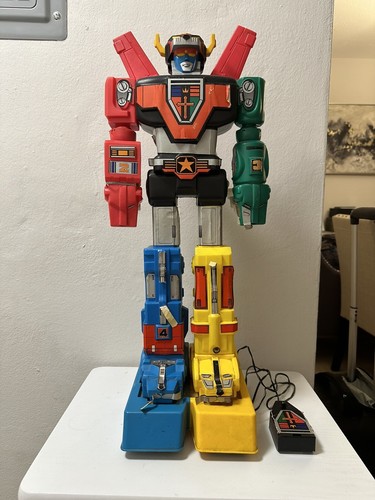 1984 LJN Voltron Giant Commander Motorized 24" Jumbo Machinder Shogun ...