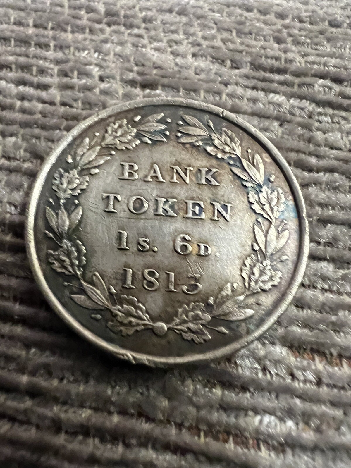 George 111 Bank token eighteen pence second head 1813 | eBay UK