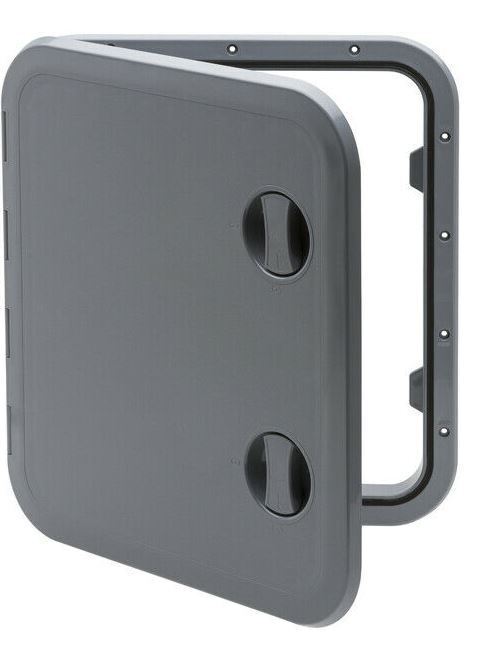 Access Hatch, Grey Boat Storage Hatch, 380 x 380mm Marine Deck, Caravan ...