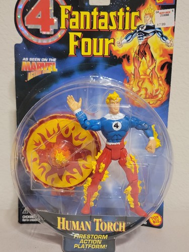 1996 Fantastic Four Human Torch. Firestorm Action Platform. | eBay