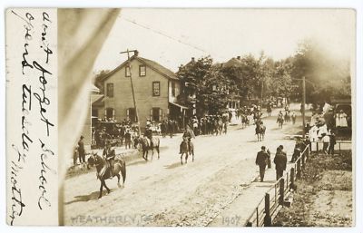 RPPC Cavalry Parade WEATHERLY PA Vintage Carbon County Real Photo ...