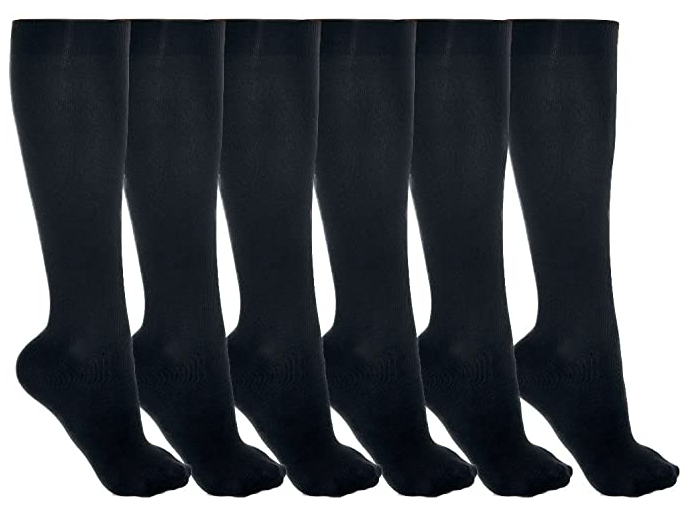BEST Women's Trouser Socks by Juncture - Size 4-8 or 6-11 Knee High - 4 ...