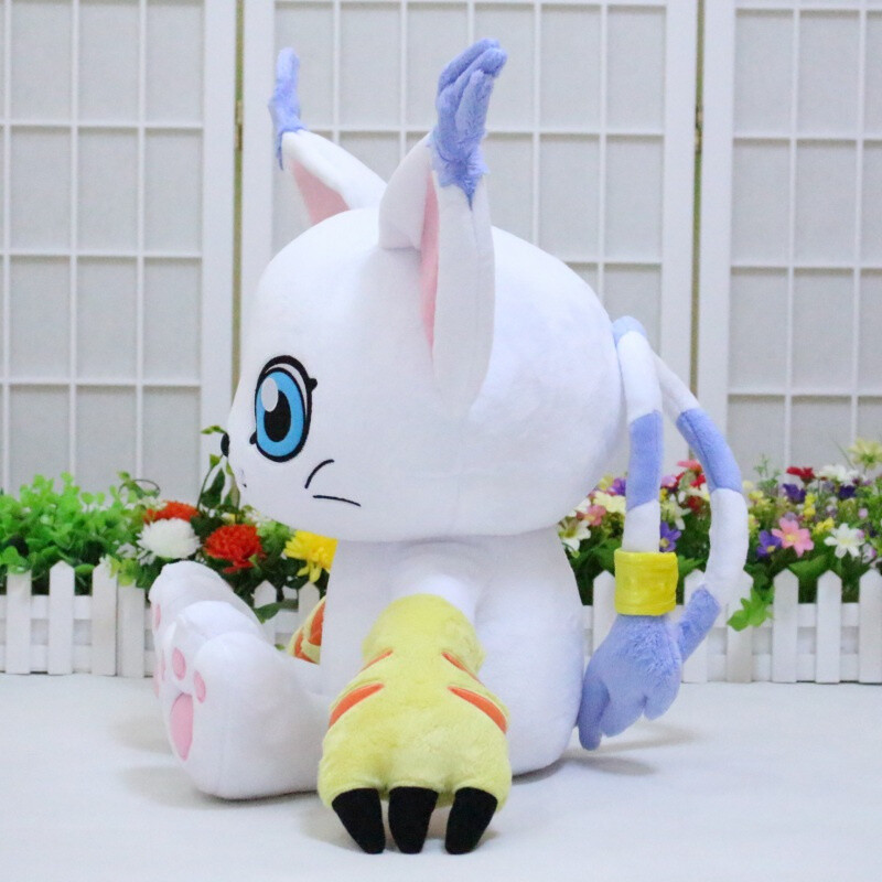 Anime Digimon Adventure Tailmon Plush Doll Digital Monster 50cm Stuffed ...