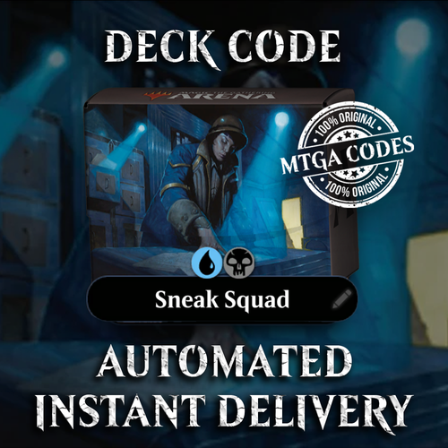 MTGA MTG Magic Arena Code Card Welcome Booster Deck Sneak Squad ...
