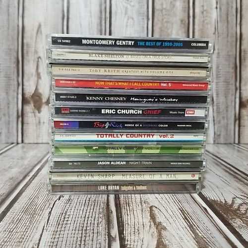 Lot of 12 Country Music CDs Toby Keith Eric Church Kenny Chesney Jason ...