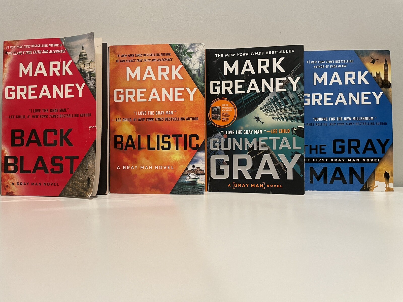 Lot of 4 Mark Greaney - A Gray Man Novel Trade Paperback Books | eBay