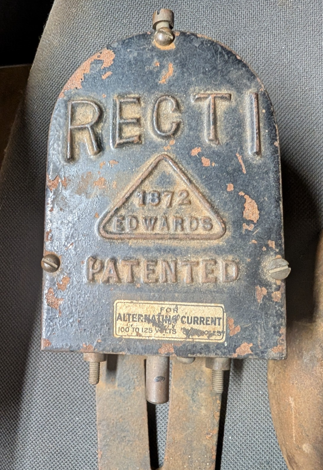 Edwards 1872 Patented Recti School Fire Alarm Bell,Electric,Alternate ...
