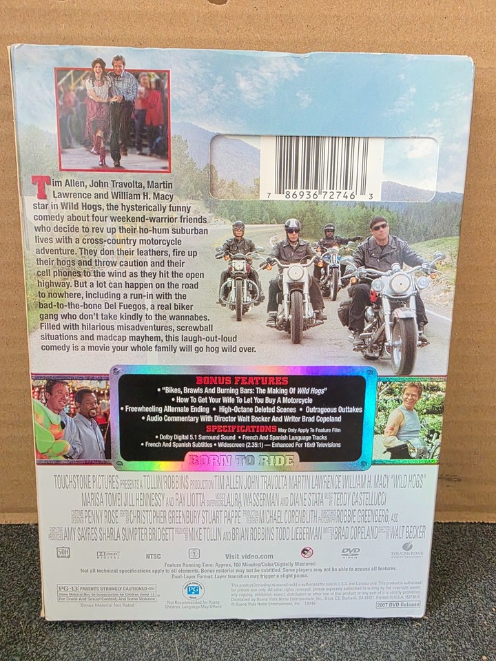 Wild Hogs (DVD, 2007) John Travolta Tim Allen | eBay