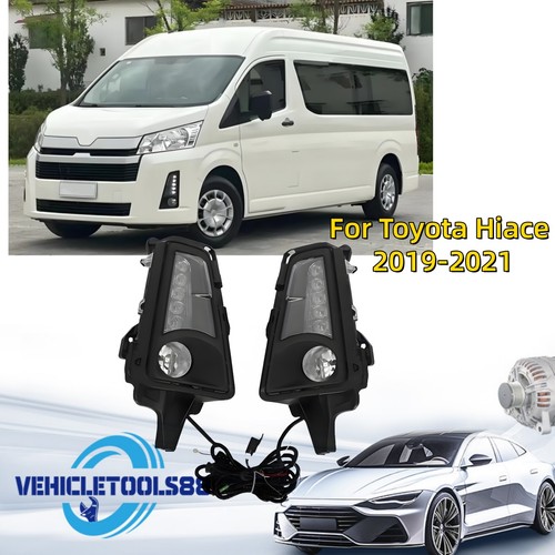 L+R LED DRL Full Fog Light Bar Lamp KIT For Toyota Hiace 300 Series ...