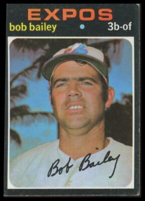 1971 Topps #157 Bob Bailey Montreal Expos | eBay