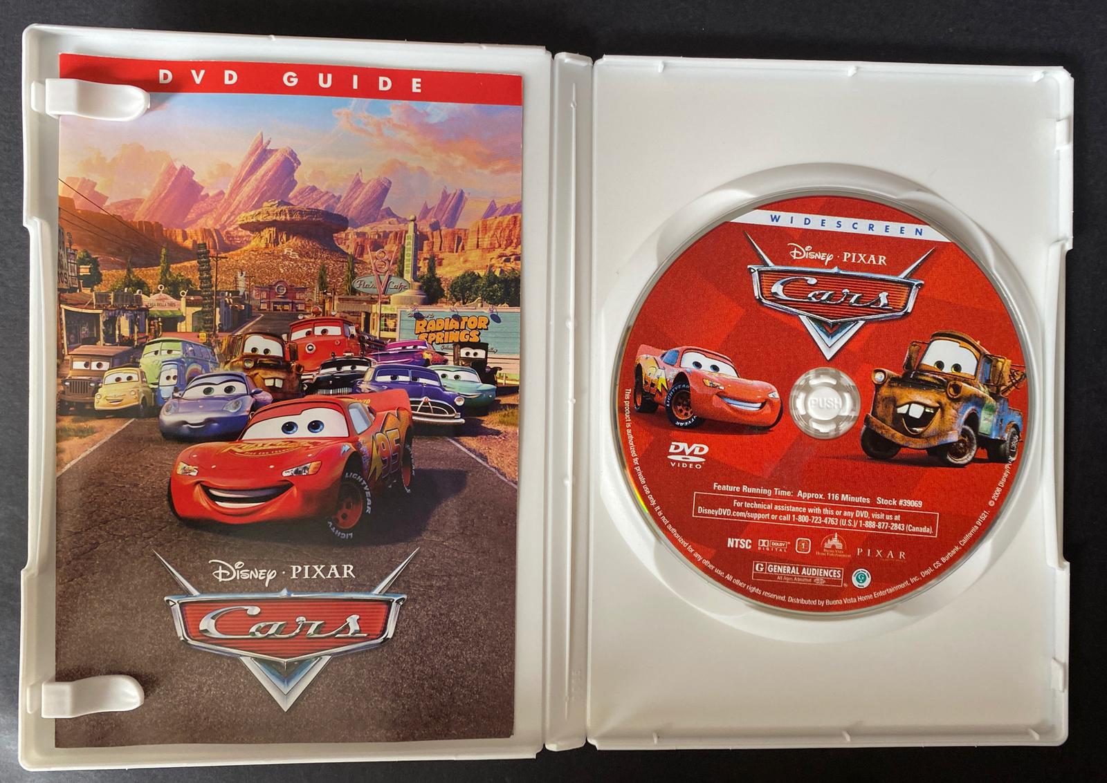Disney•Pixar Double Feature: Cars & Cars 2 (DVD) Used FREE Domestic ...