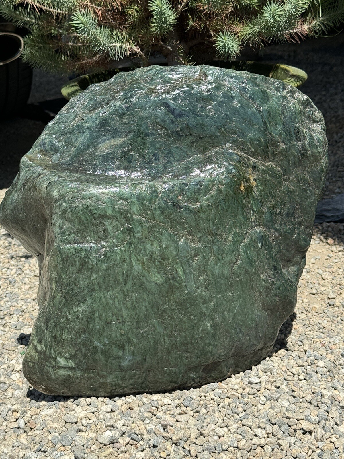 Big Sur Jade Vulcan Ocean Polish Boulder Nephrite Jade Stone Monterey ...