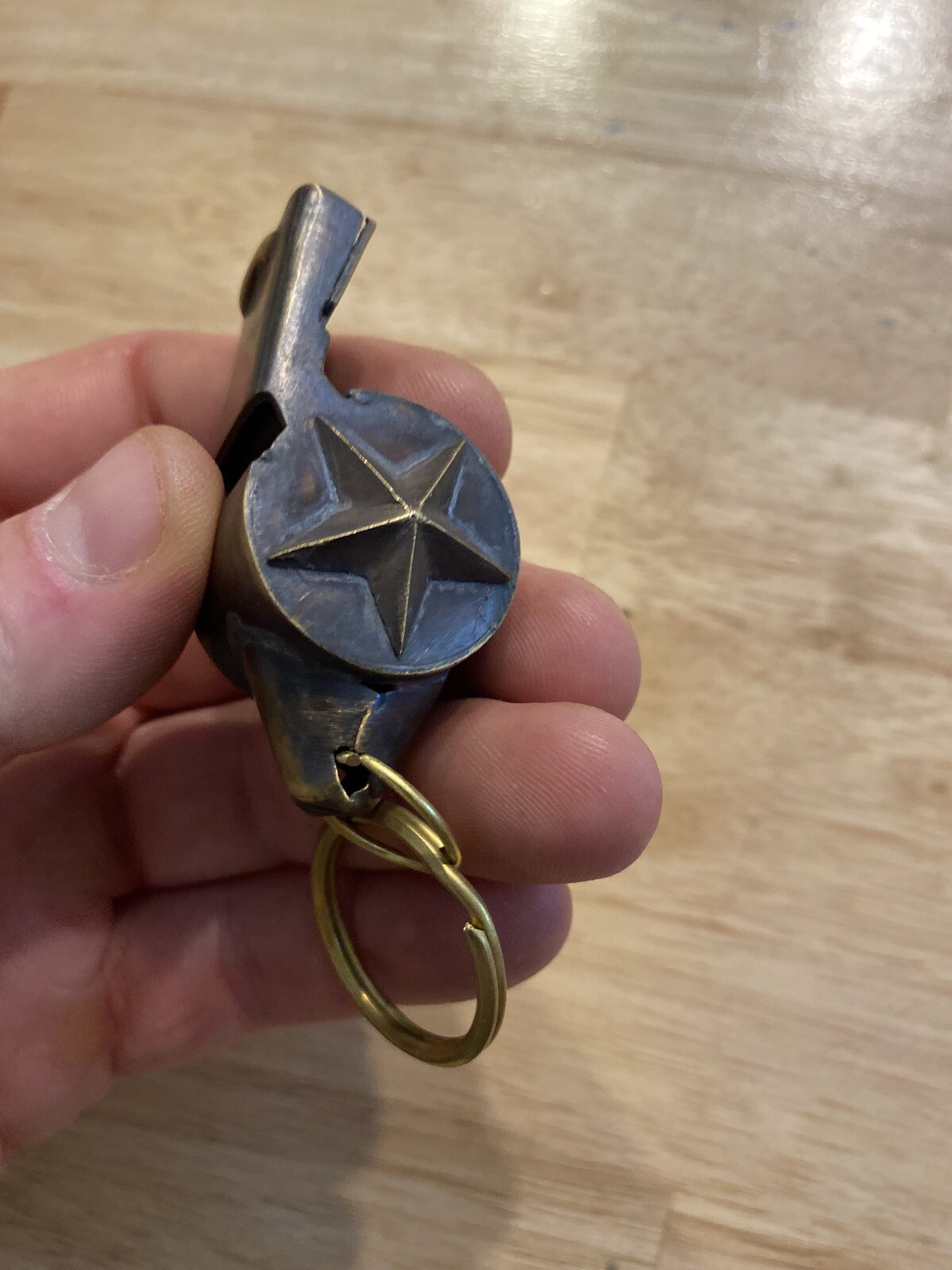 Fire Whistle Brass Fireman Firefighter Chief Hook N’ Ladder FDNY ...