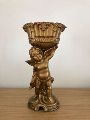 Vintage Cherub Compote Vase, Rubens Originals, Japan, 15" | eBay