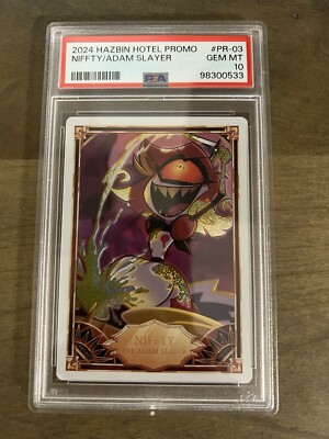 Hazbin Hotel Trading Card - Niffty The Adam Slayer - Promo Card PR-03 ...