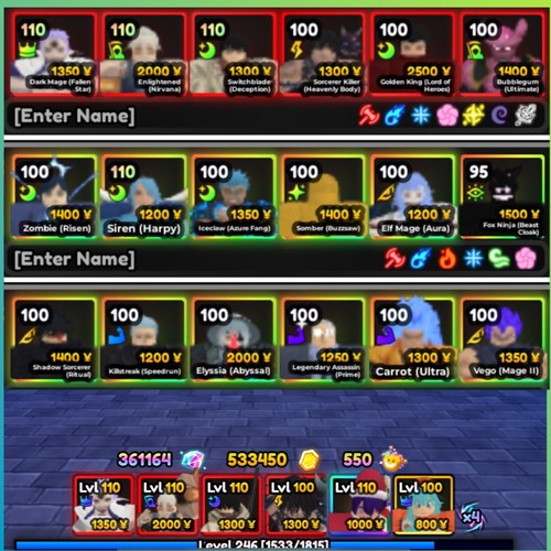 Roblox Anime Adventures (AA) Secret & Mythic Units，360k Gems | eBay