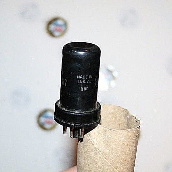RCA 6SH7 Vintage new electronic valve tube tested good Pre-war WWII #1 ...