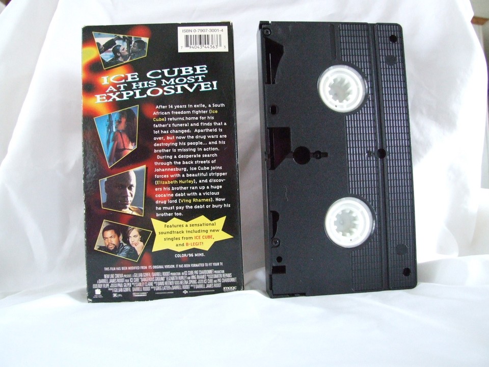 Dangerous Ground VHS (1997) Crime Action Ice Cube Elizabeth Hurley | eBay