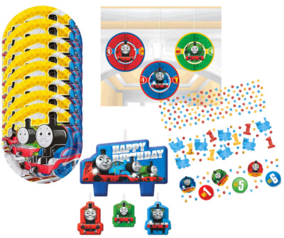 THOMAS THE TANK ENGINE PARTY BUNDLE (1) Happy Birthday Trains Candle ...