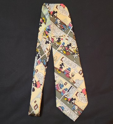Disney Mickey Minnie Mouse Pluto Comic Strip Balancine The Tie Works ...