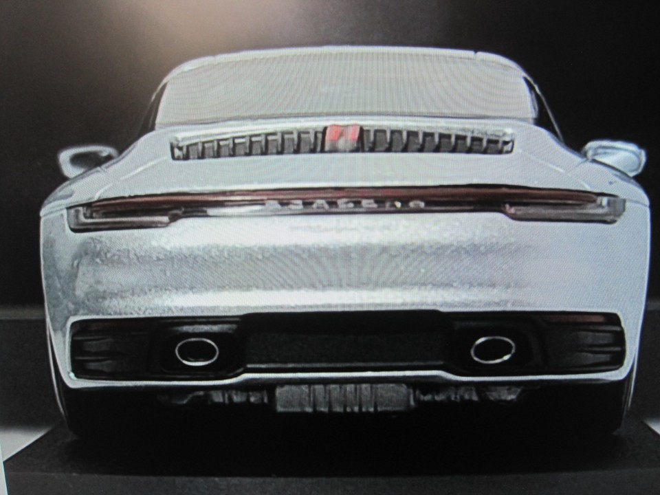MINICHAMPS PORSCHE 911 992 TARGA 4S in SILVER 1/43 MODEL CAR | eBay UK