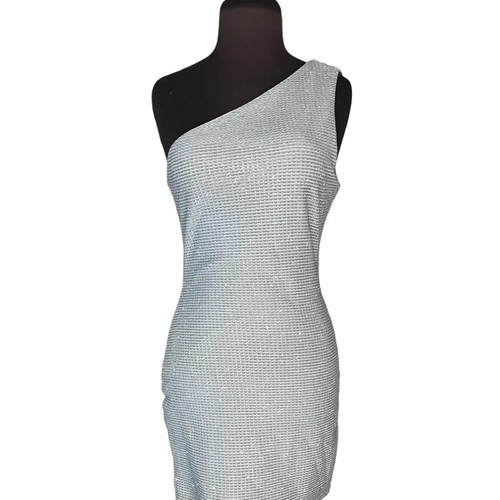 Revolve Superdown Tiffany One Shoulder Bodycon Metallic Sexy Mini Dress ...