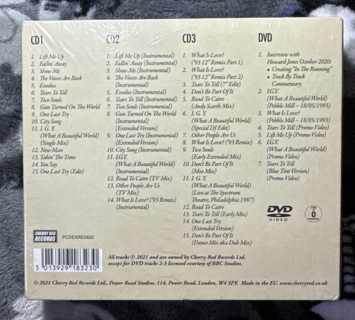 In the Running: Expanded Deluxe (3cd+Dvd) by Jones, Howard (CD, 2021 ...