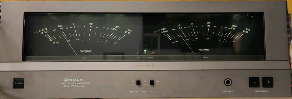 HITACHI HCA 7500 MKII PRE HMA 7500 MKII FINALE DI POTENZA HI-FI STEREO ...