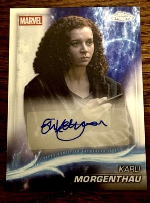 2025 Topps Chrome Marvel Studios Erin Kellyman As Karli Morgenthau Auto ...