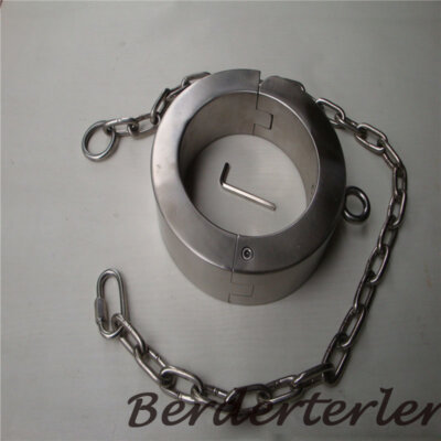 8cm High Stainless Steel Bdsm Collar Slave Heavy Duty 6.5kg Bondage ...