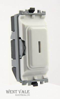 MK Grid Plus - K4898 WHI - 20a Two Way Key Switch Module Used | eBay UK