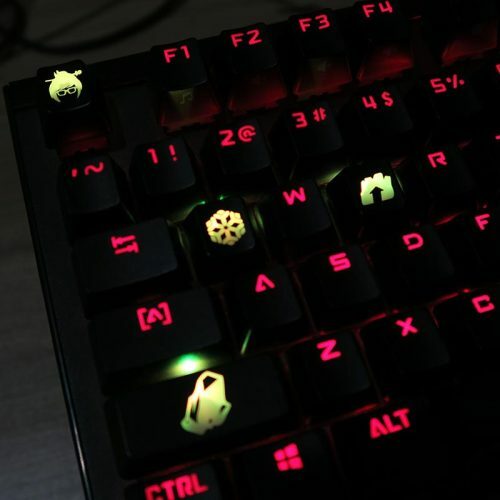 Custom 4 Piece Set Overwatch Skill Keycaps Gaming Key Caps Key Cap | eBay