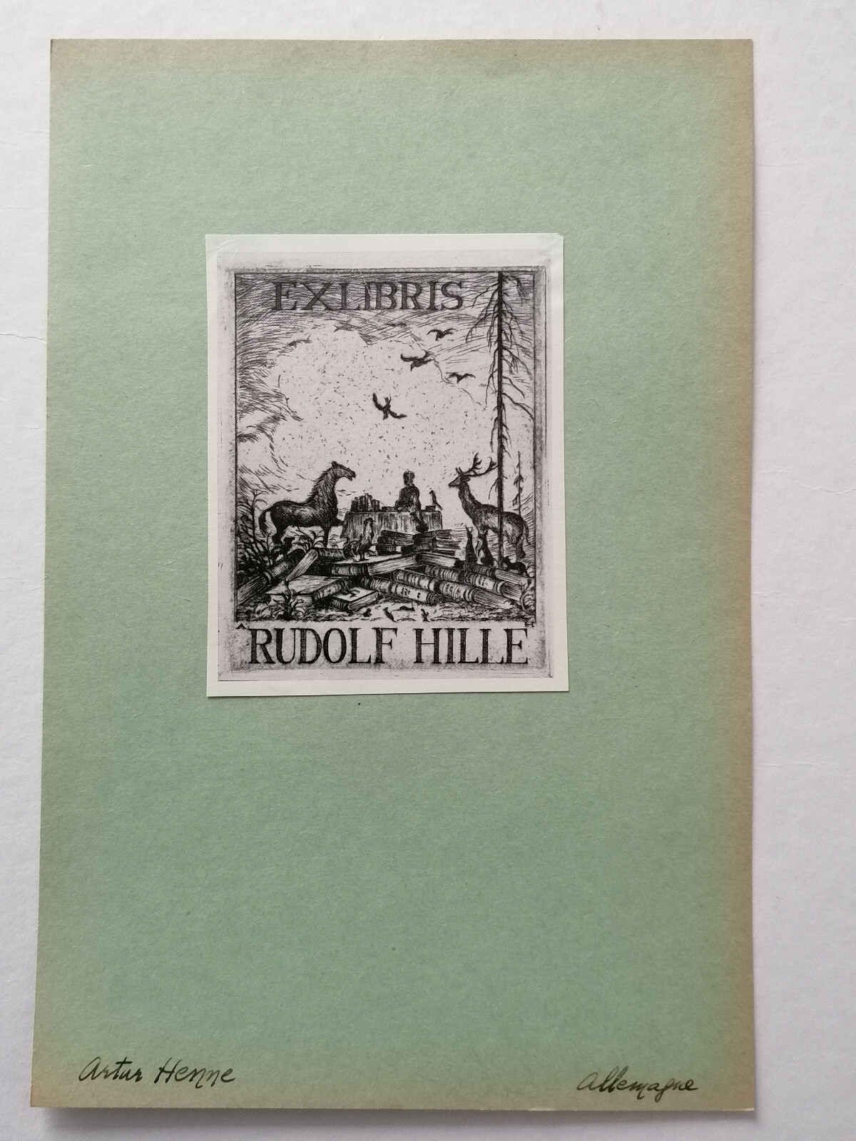 Exlibris Rudolf Hille - Artur Henne (55) | eBay.de