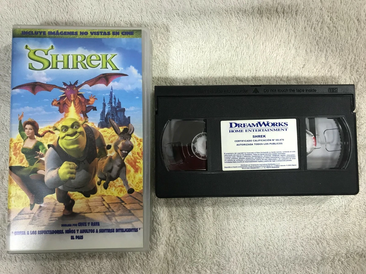Original VHS Opening And Closing To Shrek UK VHS Tape, 47% OFF