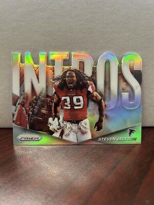 2014 Prizm Steven Jackson Intros Silver Prizm Die Cut #6 Falcons 4979 ...