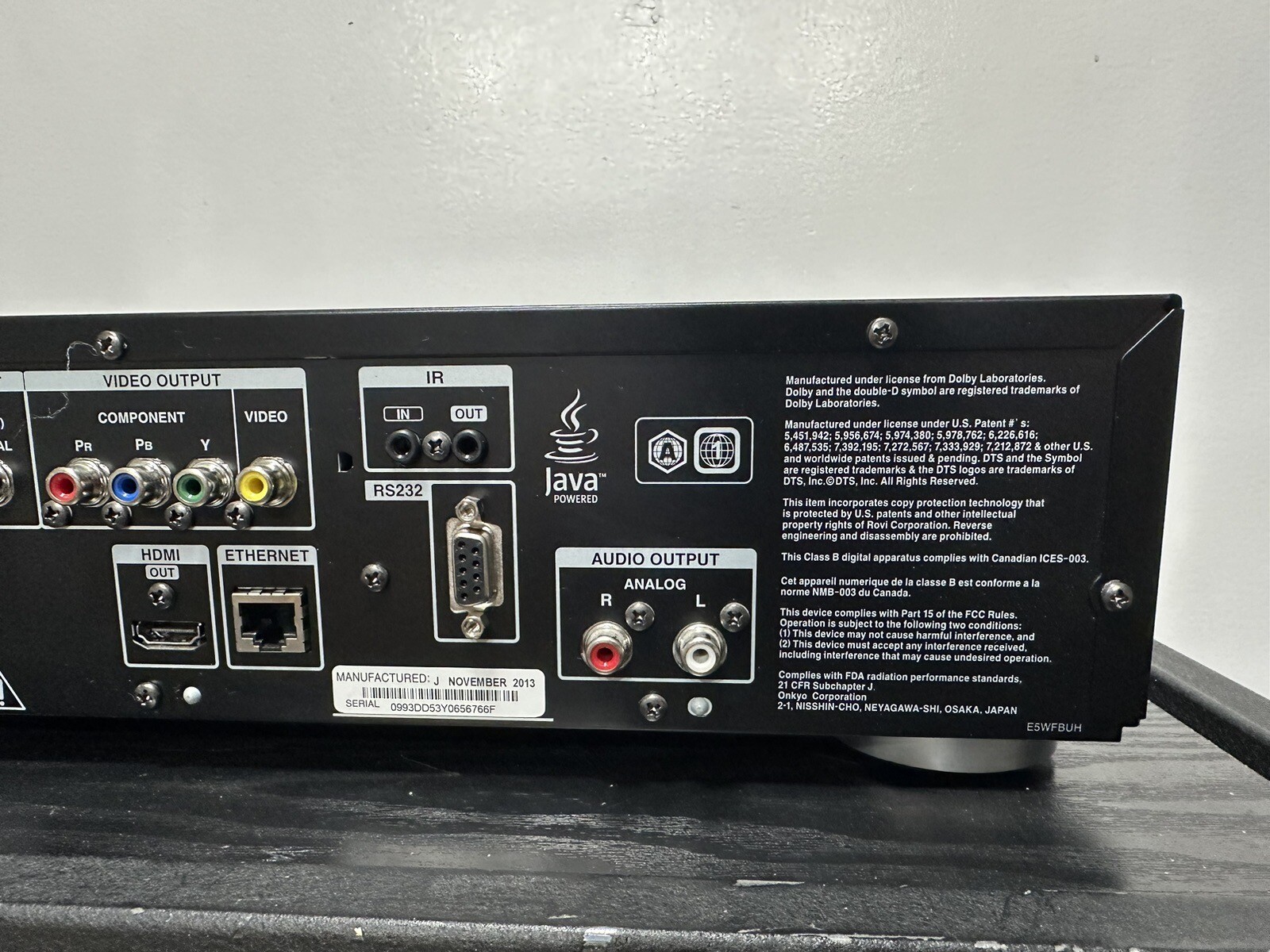 Integra Dbs-30.3 Blu-ray 3d DVD AVCHD Player for sale online | eBay