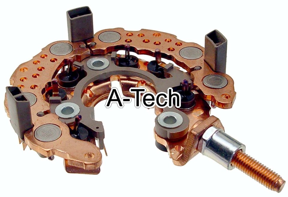 New Heavy Duty High Output Alternator Rectifier COPPER 120A-300A M8x1 ...