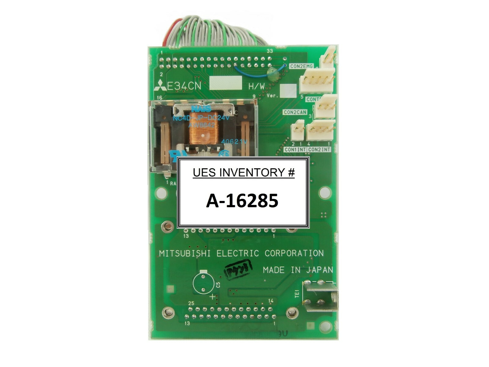 Mitsubishi BU158A386G53 Relay PCB E34CN Robot Controller CR-E356-S06 ...