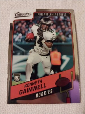 2021 KENNETH GAINWELL PANINI CLASSICS CHROME NFL ROOKIE RC CARD #189 ...