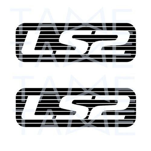 LS2 Stickers PAIR Suit ST Nissan Patrol GU GQ Turbo Diesel Y61 Vinyl ...