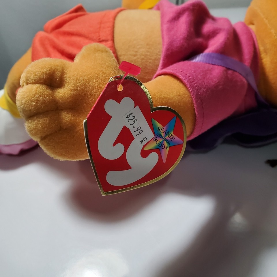 TY Beanie Buddy Dora the Explorer 16" Plush YARN hair, NEW and MINT ...