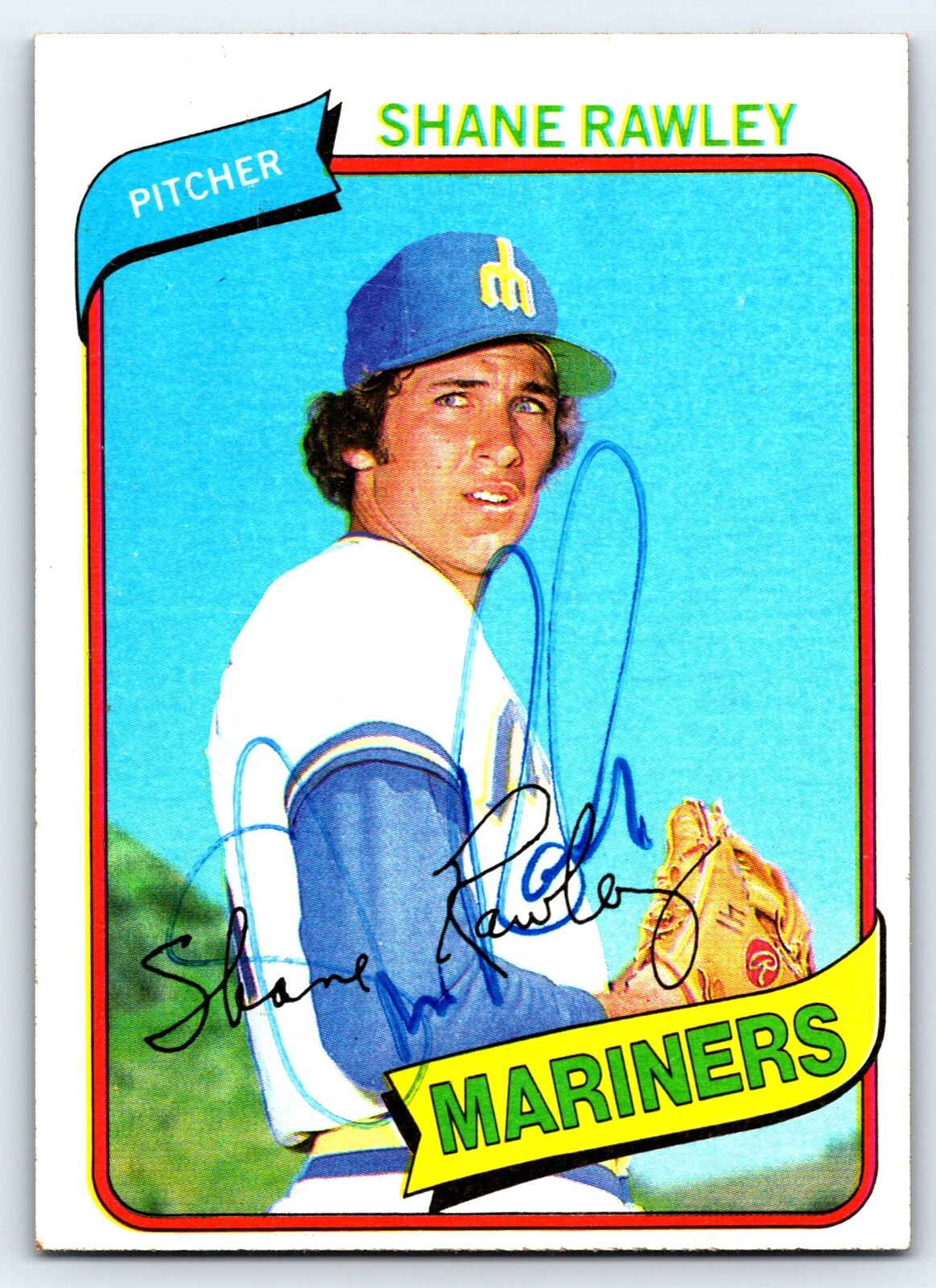 1980 Topps Shane Rawley #723 Autograph / Signed in person Seattle ...