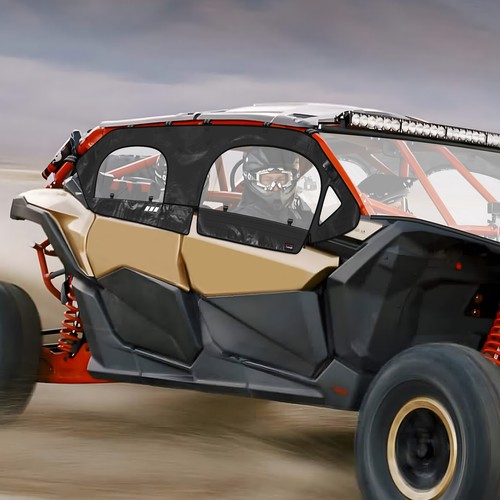 715008092 Soft Upper Door Panels Cab Enclosure Set For Can-Am Maverick ...