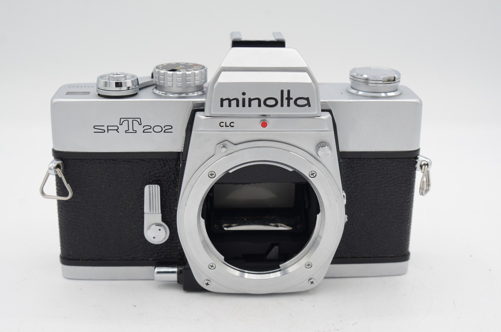 Minolta SRT 202 35mm Camera Body, Chrome (Version 1 with FP, & X Sync ...